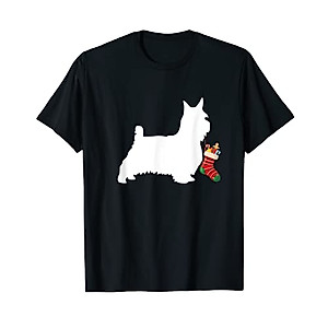 Silky Terrier Christmas Stocking Stuffer Dog T-Shirt