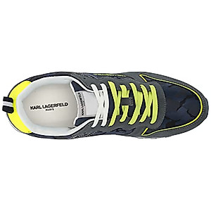 Karl Lagerfeld Paris Men's Running Sneaker, Navy, 13