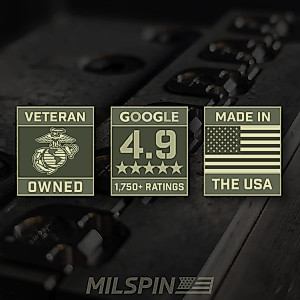 Milspin Kubotan I Safety, Security, Running I Aircraft Grade Aluminum I Made in USA