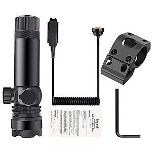 Feyachi GL6 Tactical Green Laser Sight with 45 Degree M61 M Lock Rail Mount and Pressure Switch