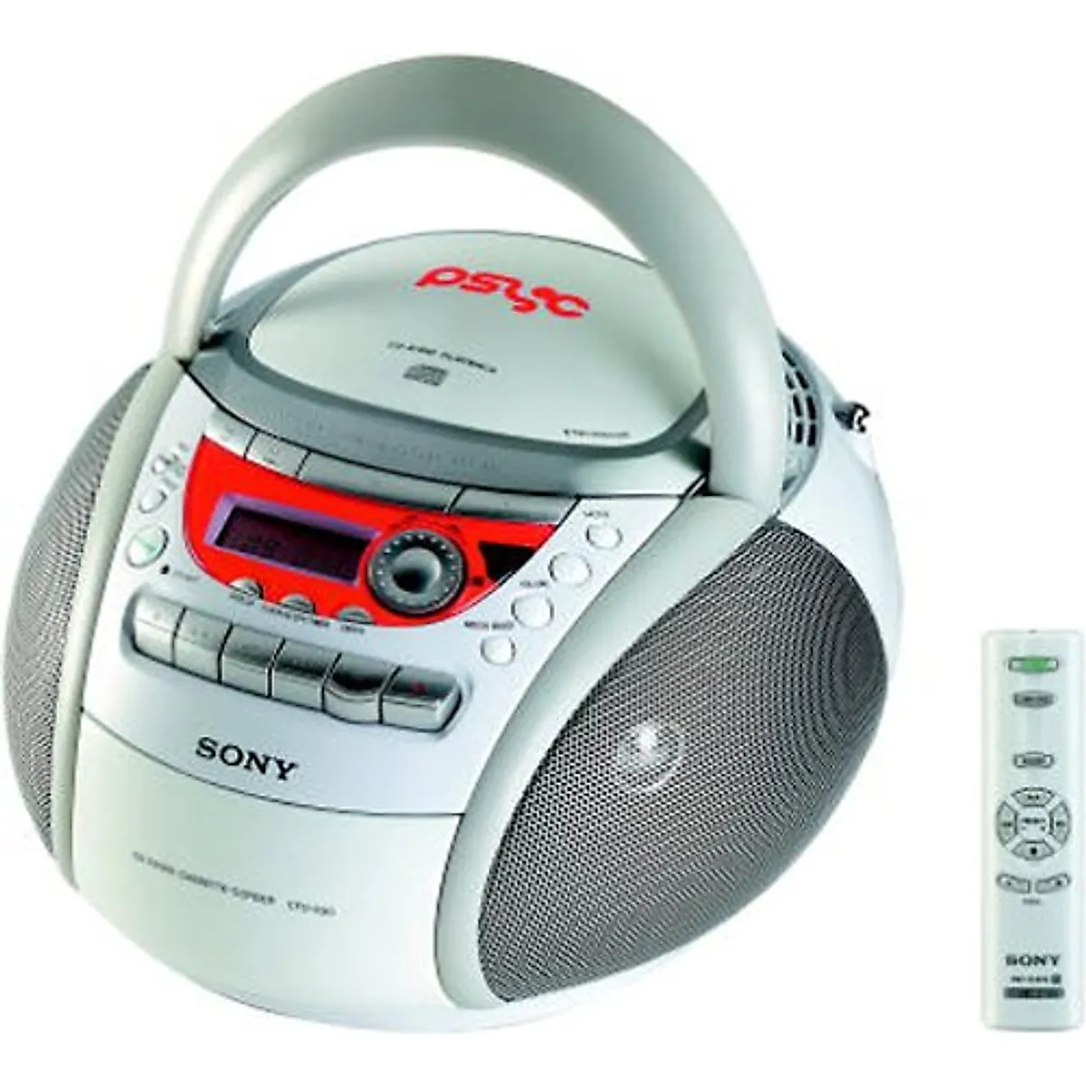 Sony CFD-E90 CD Radio Cassette Recorder (White)
