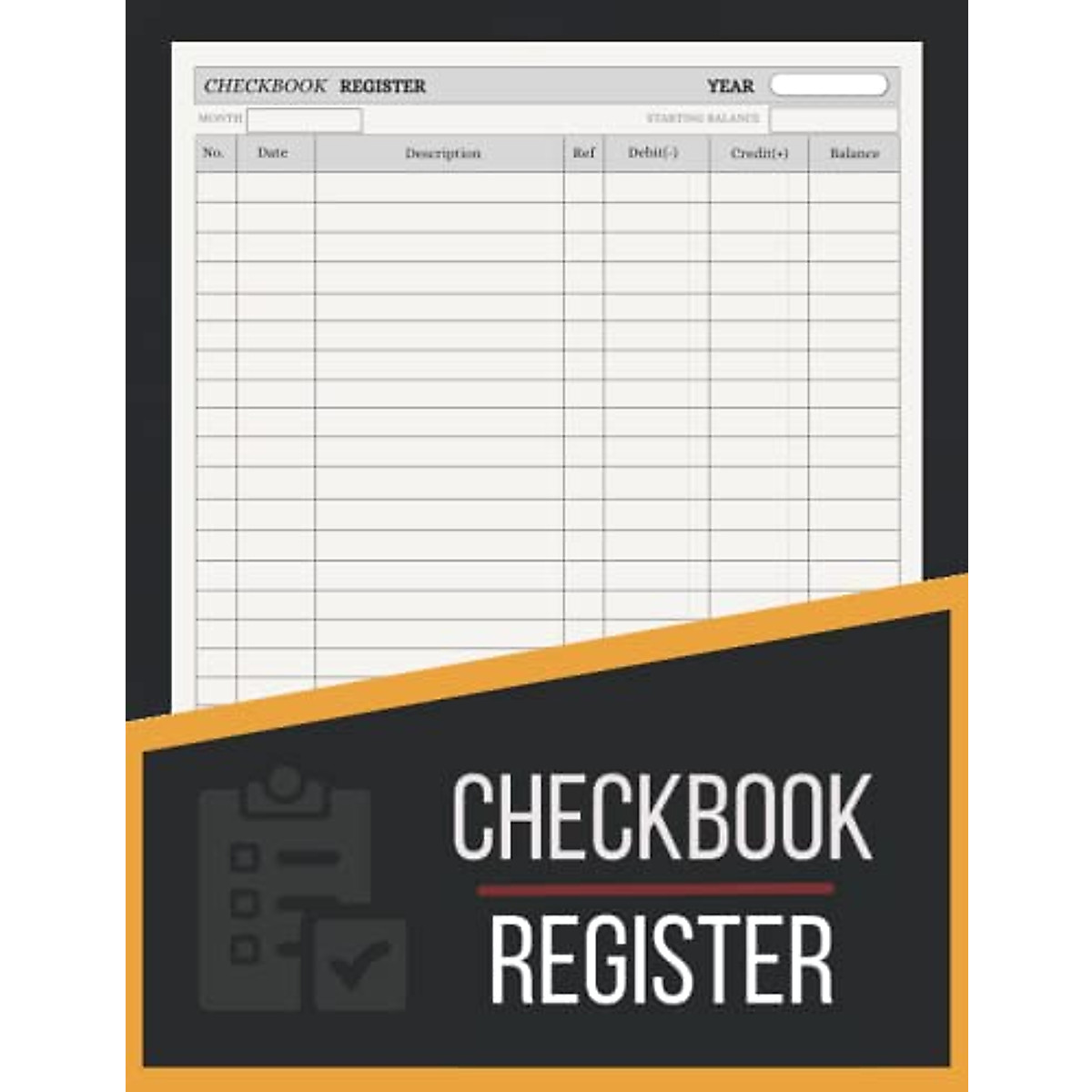 Checkbook Register: Check Registers for Personal Checkbook| Check Payment and Deposit Register| Check Ledger Notebook | Checking Account Transaction ... (Financial Ledgers by ProData Publishing)