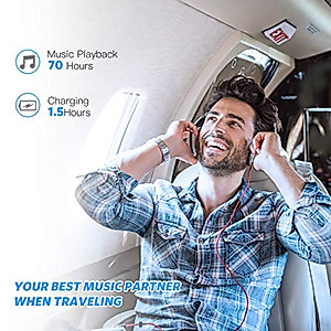 AGPTEK A02 8GB MP3 Player, 70 Hours Playback Lossless Sound Music Player, Supports up to 128GB, Black