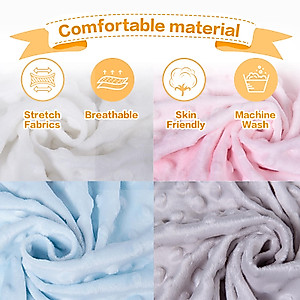 Custom Name Blanket - Personalized Flannel Bed Blanket with Double Layer Dotted Backing - Car Monster Truck Tractor Excavator Train with Multi-Fonts Name Design for Baby Kids Boys Girls Gifts Color08