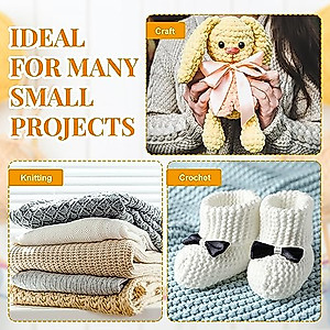 Timgle 27 Skeins Crochet Yarn for Crocheting Knitting 2362.5 Yards Chenille Blanket Soft Plush Bulky Fluffy Yarn Bulk for Beginners Hand DIY Craft Sweater Shawl 100g Each(Chic Color)