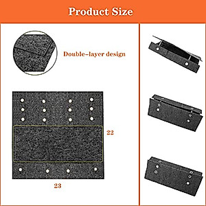 Lucky Tom RV Step Covers 3 Packs,Luxurious Decoration for Recreational Vehicle,EZ Cleaning wrap Around Rug Cover with Stable Spring Hook.Perfect RV Accessories for Caravan,Campers,and Trailers.Grey