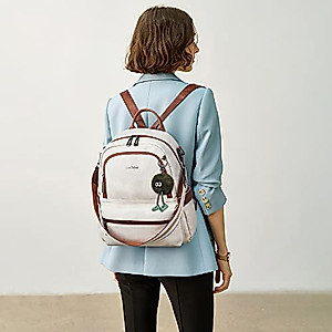 Love Deliver Leather Purse Backpack for Women Fashion Designer Ladies Shoulder Bags Travel Backpack With Wristlets