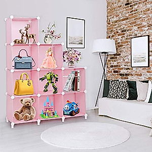 TomCare Cube Storage 9-Cube Book Shelf Storage Shelves Cube Organizer Closet Organizer