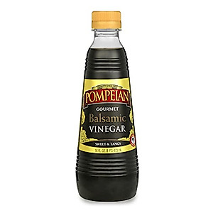 Pompeian Gourmet Balsamic Vinegar, Perfect for Salad Dressings, Sauces, Seafood & Meat Dishes, Naturally Gluten Free, 16 FL. OZ.
