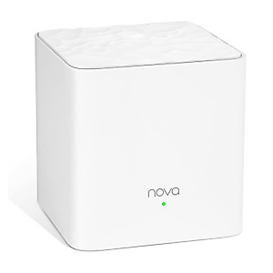 Tenda Nova Mesh WiFi System (MW3)-Up to 2000 sq.ft. Whole Home Coverage, Replaces WiFi Router and Extender, Single Add-on unit simply connects to an existing Nova Mesh WiFi network via the App, 1-pack