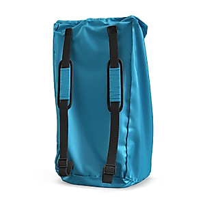 Glogex Durable Car Seat Travel Bag, Airport Gate Check, Easy-to-Carry, Backpack-Styled Shoulder Straps | Water-Resistant Ultra-Durable Polyester (Bright Blue)