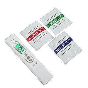 PH Tester, Digital Water Quality PH Meter Value Lock Auto Calibration 0.01pH Accuracy 3 Modes for Aquaculture for Fish Tank