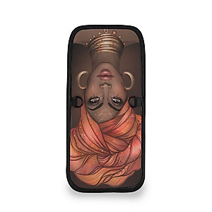 Roomy Pockets Series Travel Small Crossbody Bag African American Pretty Woman Oxford Cloth Cell Phone Purse Wallet For Women