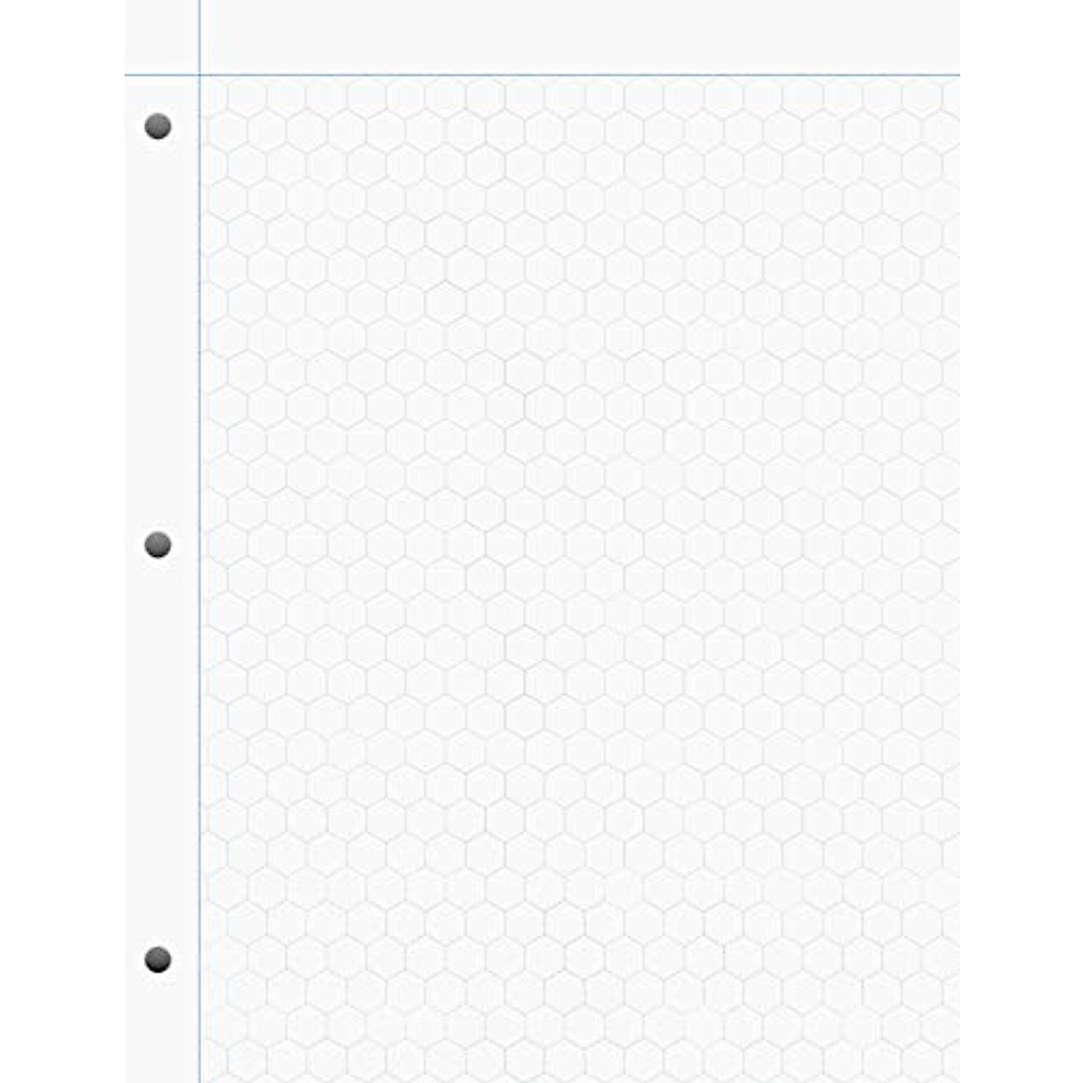 Organic Chemistry Notepad Hexagon Graph Paper Notebook, 200 pages (100 sheets), 1/4-inch Side Hexagons by Hexapad
