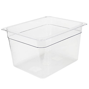 Excellante Half Size 8-Inch Deep Polycarbonate Food Pan