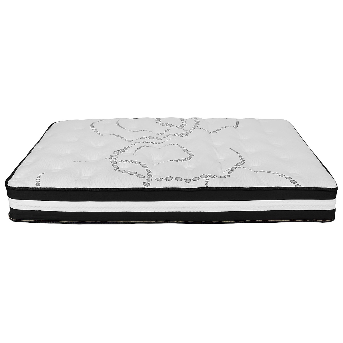 EMMA + OLIVER Astor 10 Inch Hybrid Pocket Spring Mattress, Full Mattress in a Box