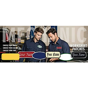 Name Patches Uniform or Work Shirt, Personalized, Embroidered New Styles New Fonts! Multiple Sizes to Choose from. Same Day Ship.