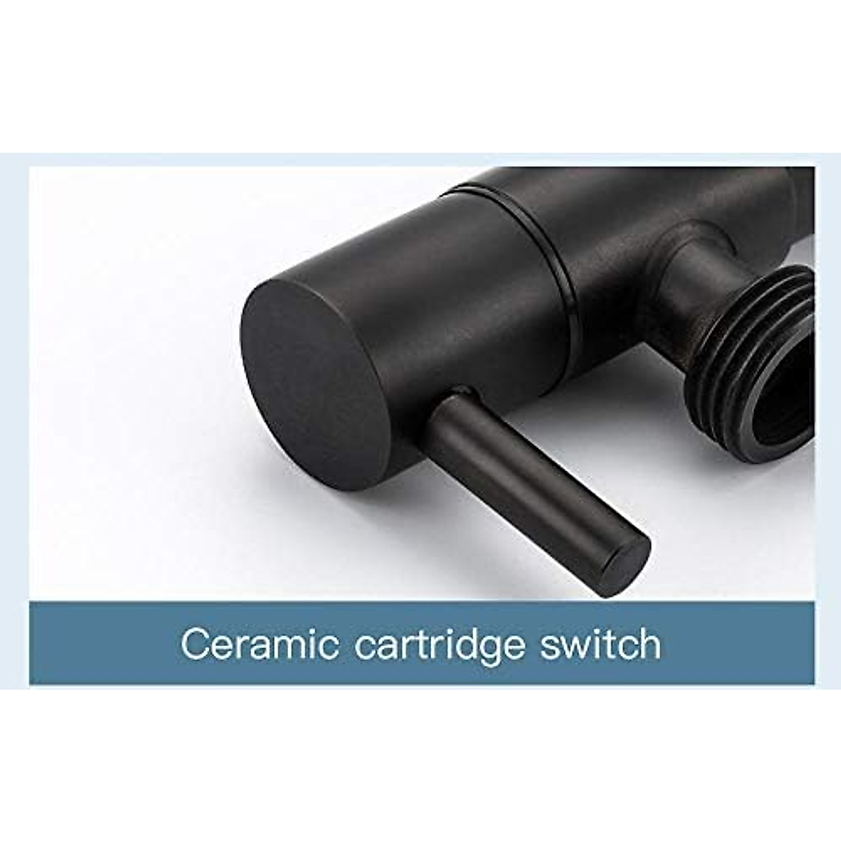 Kitchen Taps Black Bidet Toilet Sprayer Hygienic Shower Tap Bidets Bathroom Hand Shower Wall Mount Faucet Bathroom Accessories