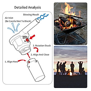 Yosoo Portable Bbq Fan Air Blower,Charcoal Electric Battery Powered Barbecue Fan Air Blower,Charcoal For Outdoor Camping Picnic Charcoal Grill Barbecue