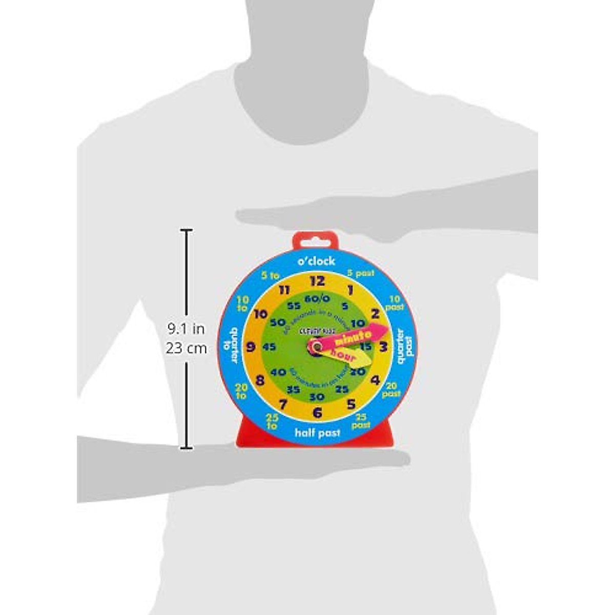 Premier Stationery Clever Kidz Magnetic Clever Clock as mentioned H2754992