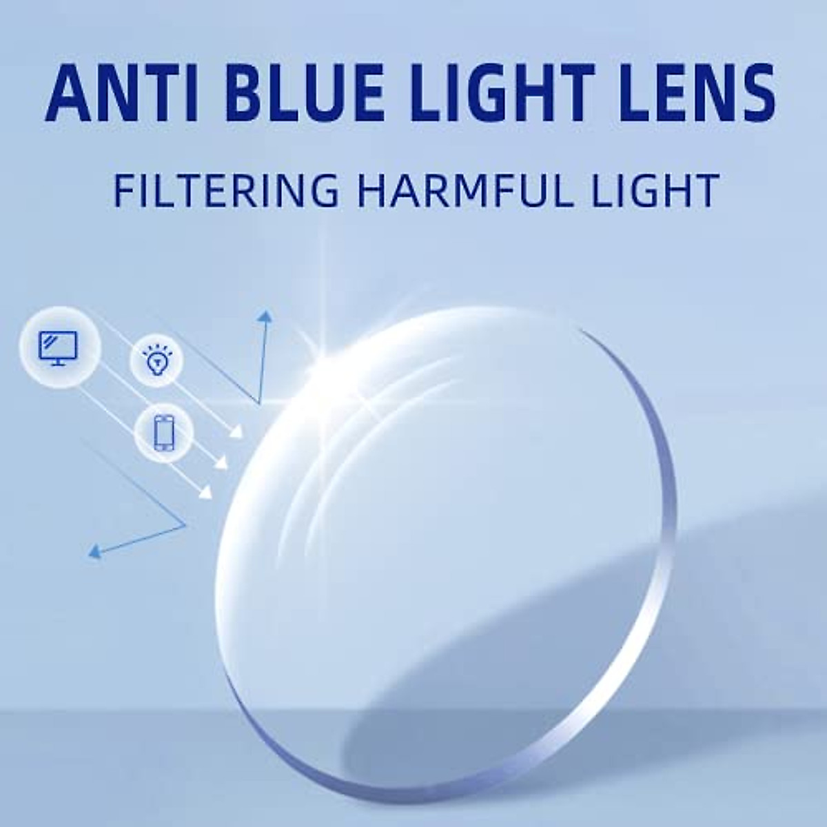 SummerLight Blue Light Blocking Glasses Lightweight Computer Glasses Gaming/Phones Eyeglases for Women Men, Non-prescription