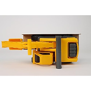 Lena Eco Active Backhoe - Durable UV-Protected Plastic & Noise-Canceling Tires, Enhances Fine Motor Skills, European Quality