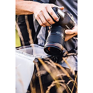 Lowepro ProTactic TLZ 75 AW DSLR toploader - Expand to Hold up to 24-70mm f/2.8 and Lens Hood with Portrait Grip - Camera Gear to Personal belongings - for DSLR Like Canon 5D, Black - LP37279-PWW