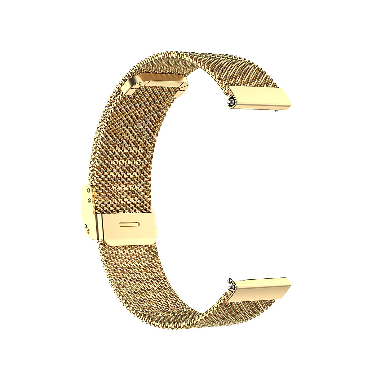 Chofit Metal Mesh Stainless Steel Loop Compatible with HGYPK F57L Watch Band for Women&Men Wristbands Bracelet Adjustable Band Strap Replacement Bands for HGYPK F57L Smartwatch (Gold)