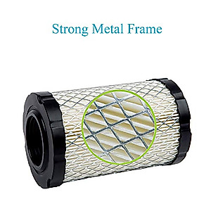 HOODELL 796031 Air Filter with Tune Up Kit, Compatible with Briggs and Stratton 591334 492932 696854, John Deere D100 D110 D125 D130, Husqvarna YTH22V46, Lawn Mower Oil Filter