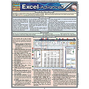 Excel Advanced QuickStudy Laminated Reference Guide (QuickStudy Computer)