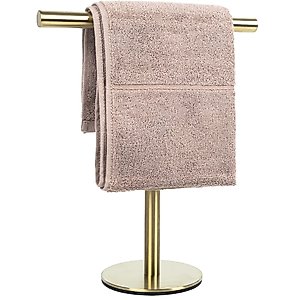Bathroom Hand Towel Holder Stand，T-Shape Hand Towel Holder Stand SUS304 Stainless Steel for Bathroom，Kitchen or Vanity Countertop