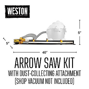 Weston Arrow Saw 8000 RPM with Dust Collector (52-0601-W)
