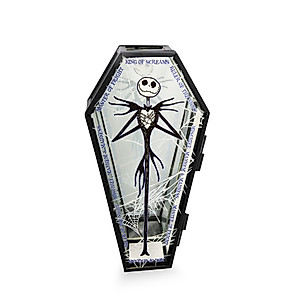 Disney The Nightmare Before Christmas Jack Skellington Coffin-Shaped Jewelry Box - Glass Jewelry Storage