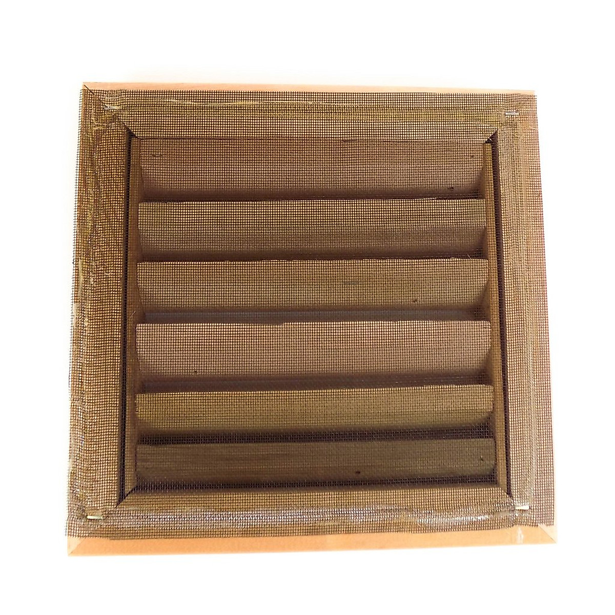 Miller Shingle Square Clear Cedar Vent, Flush Mount - 12 inch x 12 inch