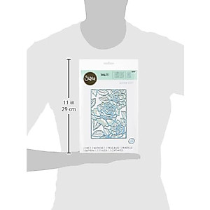 Sizzix Thinlits Die 665082 Floral Lattice by Jessica Scott 2 Pack, Multicolor