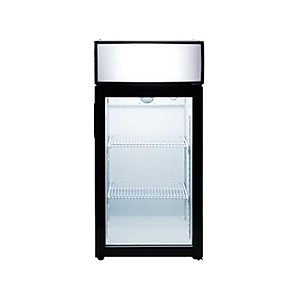 Glass Door Countertop Display Beverage Cooler, Merchandiser Refrigerator; 2.8 Cubic Ft.