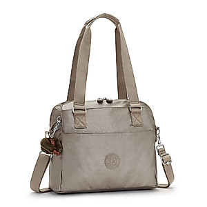Kipling Felicity Metallic Shoulder Bag Metallic Pewter