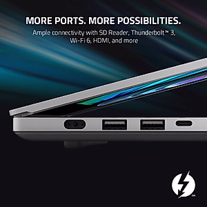 Razer Blade 15 Studio Edition Laptop 2020: Intel Core i7-10875H 8-Core, NVIDIA Quadro RTX 5000, 15.6” 4K OLED Touch, 32GB RAM, 1TB SSD, CNC Aluminum, Chroma RGB, Thunderbolt 3, Creator Ready