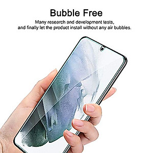 [3+3 Pack] TAURI Compatible with Samsung Galaxy S21 Plus 5G 6.7 - inch, 3 Pack Tempered Glass Screen Protector + 3 Pack Camera Lens Protector Easy Installation HD-Clear Bubble Free [ not for S21 6.2"]