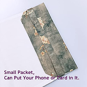 Book Sleeve Cover ( Flowers )| Hard Books Cover A5(8-1/4''x 5-13/16'') for Paperback,Washable Fabric,Fits Thickness Adjustable