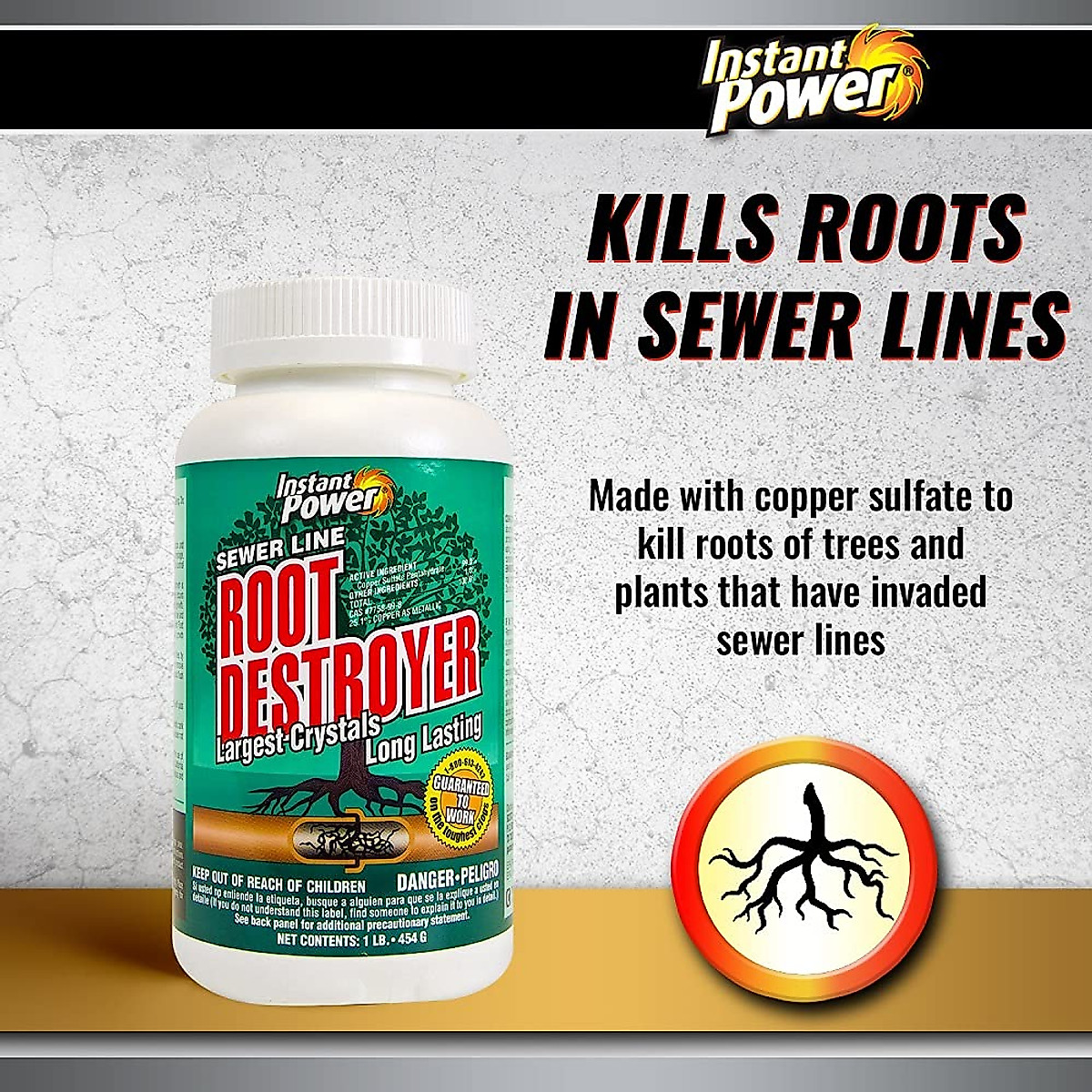 Scotch Brand Scotch 1885 LB Destroyer Killer Line-Tree and Plant Root Sewer Clog Remover