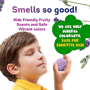 Bath Bombs for Kids Set with Cat Toys Surprise Inside for Kids - Surprise Cute Cats Inside Each Fizzy Bath Ball - Natural and Safe for Girls, Boys, Teens - Perfect for Gift - Handmade in USA