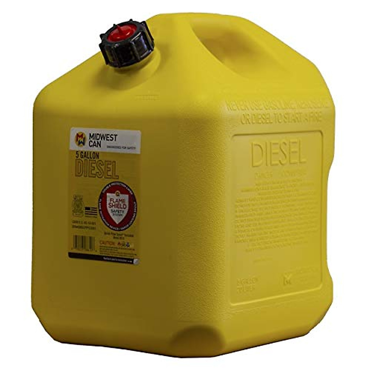 Quick-Flow Spout 8610 Auto Shut Off Diesel Can Yellow