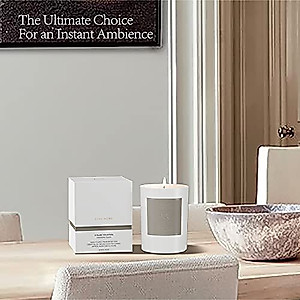 ESNA HOME Leblanc Cashmere Touch Luxury Aromatherapy Scented Candles | Essential Oils All Natural Soy Candles Mother’s Day Ideas Love | 8.8oz 50 Hours Clean Burning | Votive Candle with Premium Box