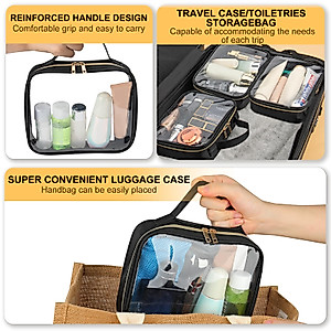 Qbily Boy toiletry bag - Dopp Kit Mens Portable Travel Shaving Bag Boys and kids Bathroom Toiletry kits Waterproof Storage Bag Toiletries Accessories Bag, Blue