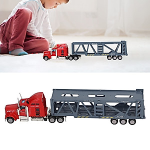 Remote Control Container Truck, 165 Alloy Semi Trailer Truck Toy for Kids Children Birthday