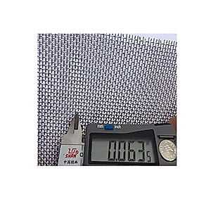 TORIS Stainless Steel Woven Wire Mesh Cabinets Air Vent Mesh Security Mesh Window Screen Mesh 5.9"X8.2"(150mmX210mm) 2 Pack