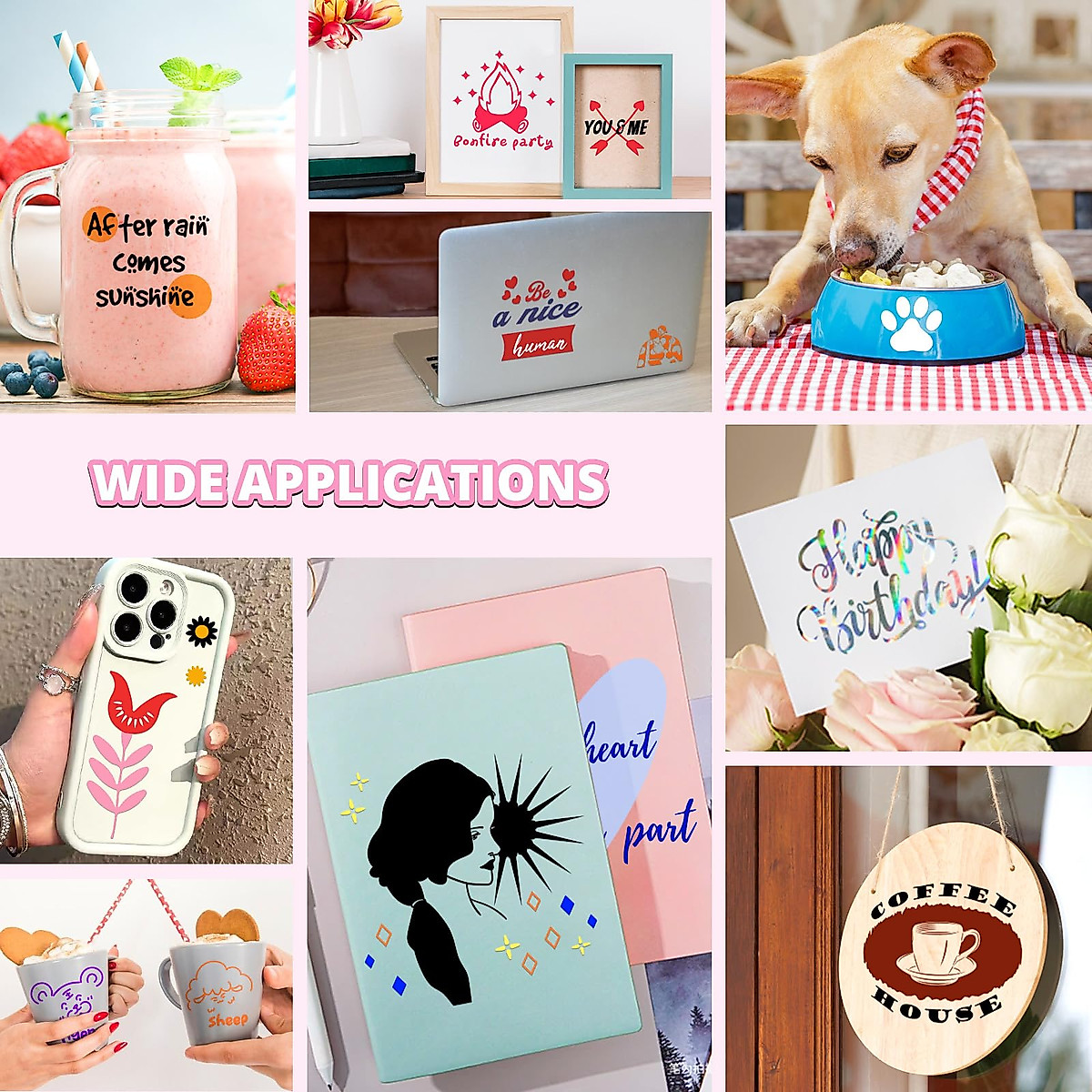 Transfer Tape for Vinyl - 12" x 10 FT w/Red Alignment Grid Clear Transfer Paper for Adhesive Vinyl - Medium Tack Vinyl Transfer Tape for for Decals Signs Windows Stickers