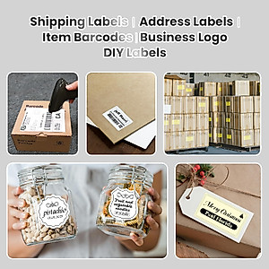 vretti Thermal Label Printer, 4x6 Thermal Shipping Label Printer for Shipping Packages and Small Business, 152mm/s Desktop Barcode Printer Machine for Amazon Ebay Etsy Shopify on Windows& Mac