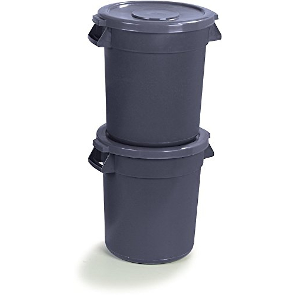 Carlisle FoodService Products 34101023 Bronco Round Waste Container Only, 10 Gallon, Gray